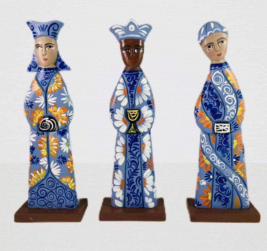 Light Blue Nativity - Nicaraguan Folklore Customes - Fair Trade ...